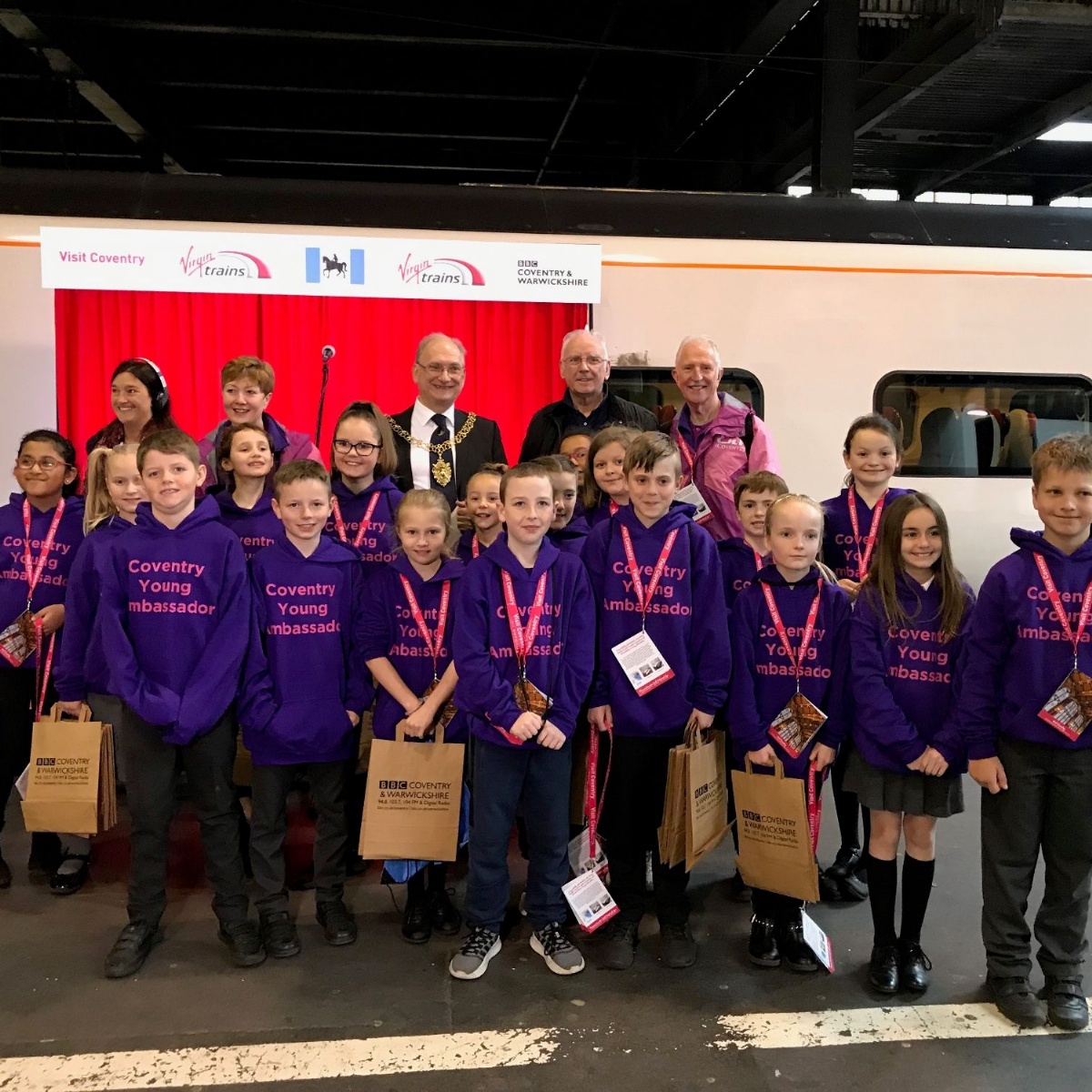 Stivichall Primary School - The unveiling of the 'Lady Godiva': a train ...